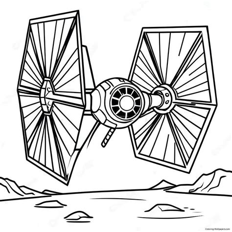Tie Fighter Coloring Page 43183 34136