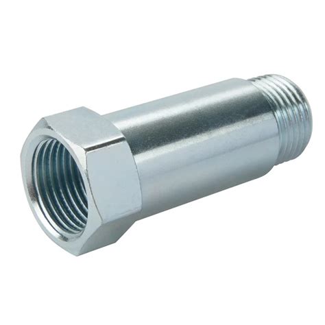 M18 X 1 5 O2 Oxygen Sensor Expander 55mm Blue Zinc Bung Extension Connector