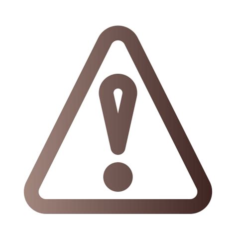 Caution Generic Gradient Outline Icon