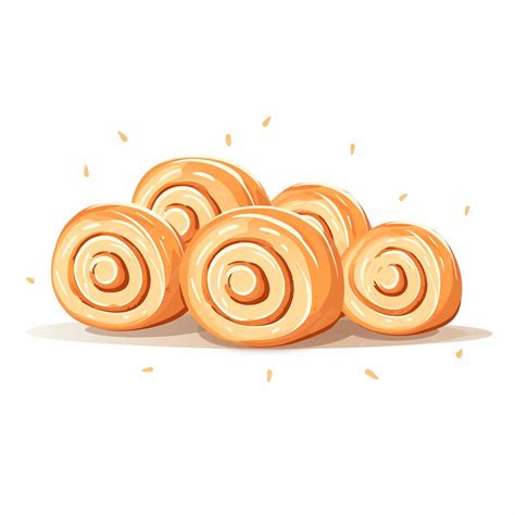 Premium Vector Food Wheat Bakery Bread Bun Breakfast Meal Pastry Bake