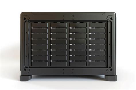 Server Box Isolated On White Background Premium Ai Generated Image