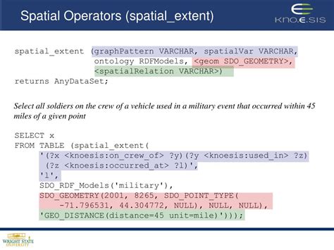 Ppt Supporting Complex Thematic Spatial And Temporal Queries Over