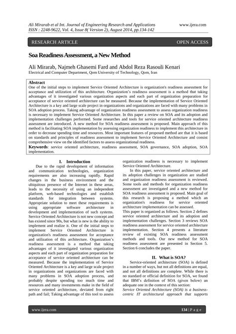 Pdf Soa Readiness Assessment A New Method Dokumentips Pdf Soa Readiness Assessment A New Method Dokumentips