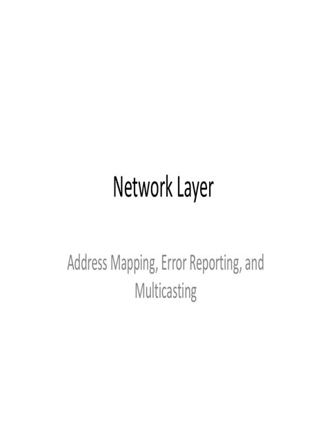 12 Network Layer 2 Pdf Internet Protocols Ip Address