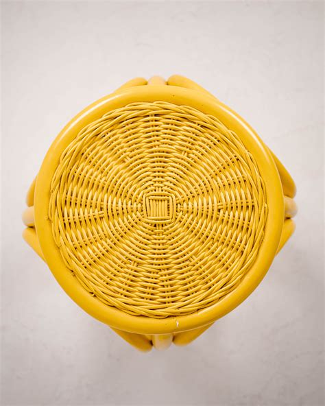 Yellow Stool Yuni Bali Furniture