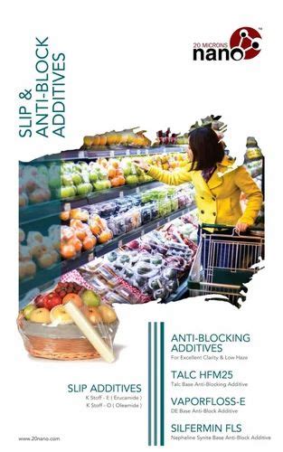 Anti Block Additive For Film Grade Packaging Size 20 Kg At Rs 125kg