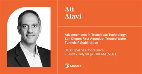 Stantecproud Aginginfrastructure Pipelines Water Uesi Seismic Resilience Ali Alavi Ph