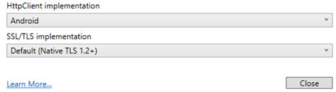 C Client Implementation In Net Standard 2 Library Which Is