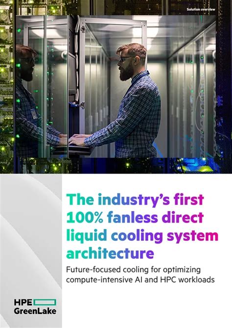 The Industrys First 100 Fanless Direct Liquid Cooling System Architecture