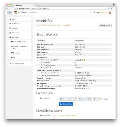 Update Raspbian 41450 V7 1122 · Issue 78 · Moodleboxmoodlebox