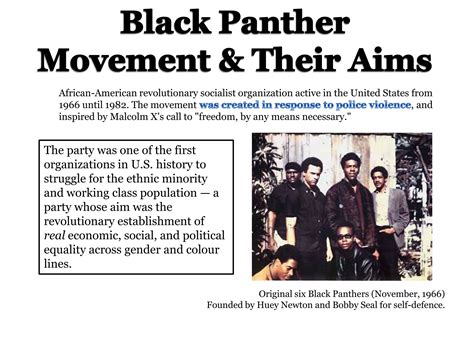 Black Panther Movement Pptx