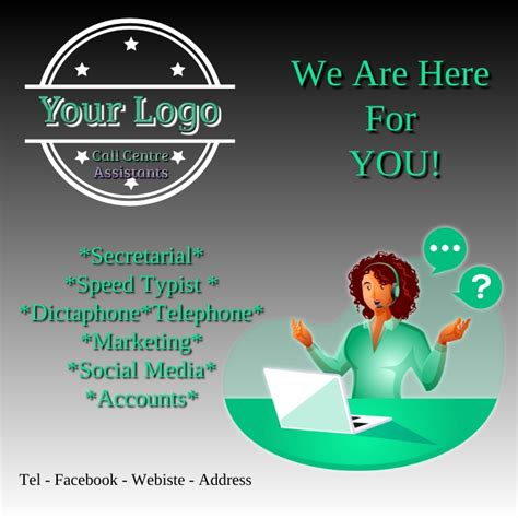 Virtual Assistant Template Postermywall