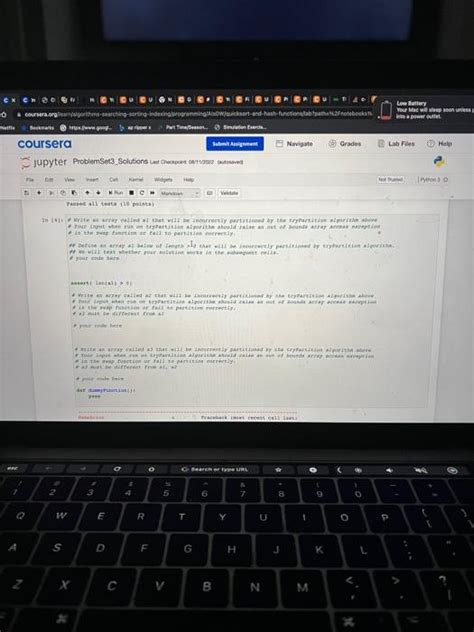 Solved Hello I Am Having Trouble Writing Arrays That Raise Chegg Com