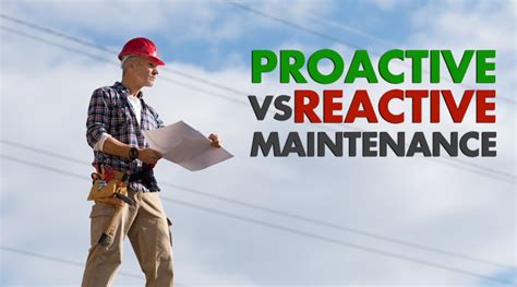 Proactive Vs Reactive Maintenance — Rooferscoffeeshop®