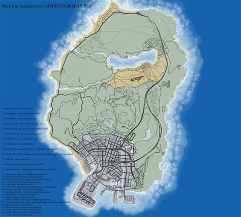30 Rare Car Spawn Locations On Map With Description Rgrandtheftautov