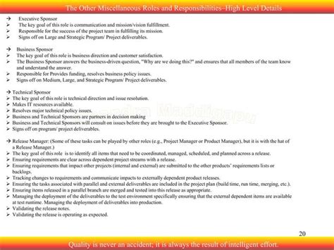 2 Softare Qa Roles And Responsibilities Pdf
