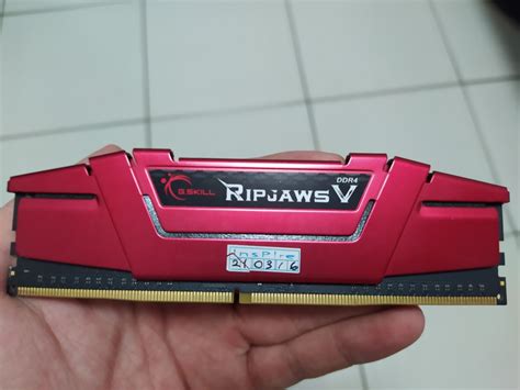 4gb Ddr4 Ram Gskill 2400 Mhz Computers And Tech Parts And Accessories Computer Parts On Carousell