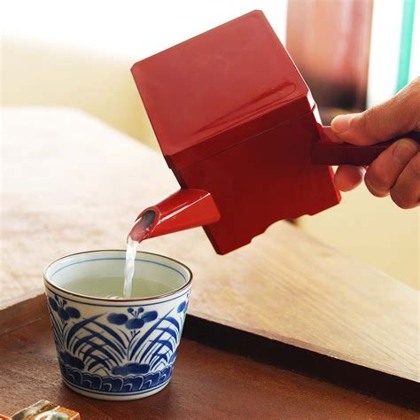 Fukui Craft Square Yutou Soba Broth Pot Red Large