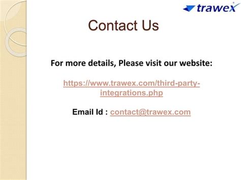 Third Party Integration Pptx