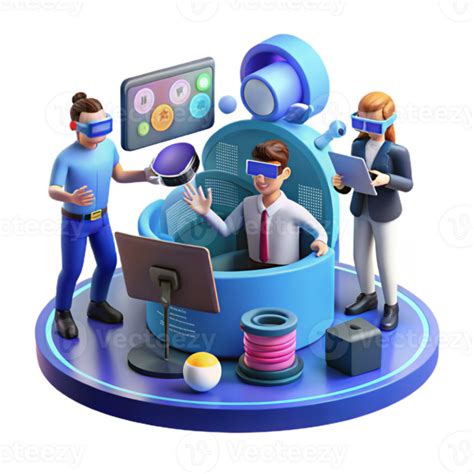 Virtual Reality Collaboration Immersive 3d Design Prototyping 56593893 Png