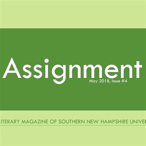 Assignment Magazine Home