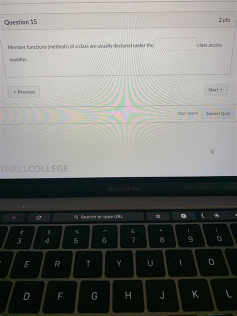solved question 11 a class typically has member variables