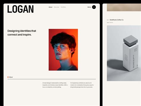 Loogan Responsive Personal Website Template By Framerbite — Framer