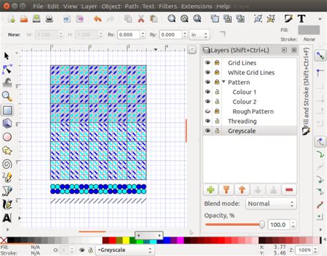 Using Inkscape To Draft Tabletweaving Patterns Dixie Weaver
