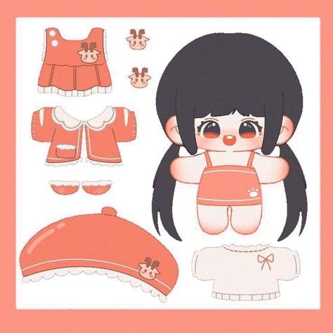 Paper Doll Chibi Anime Cute