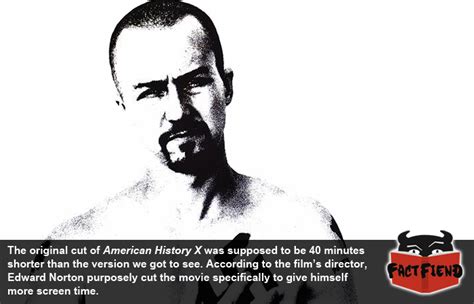 Edward Norton Cut American History X To Give Himself More Screen Time