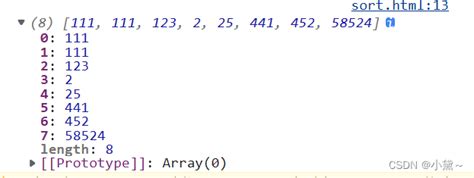 Javascript中sort简单排序 Csdn博客