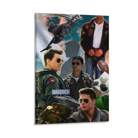 Tom Cruise Top Gun Movie Poster 7 Home Decor Poster Wall Art Hanging