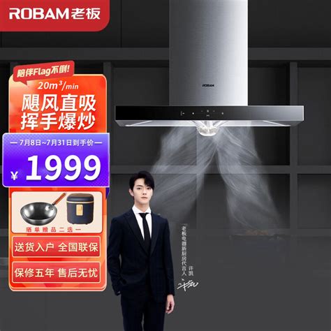 老板（robam）抽油烟机 家用抽油烟机吸油烟机 欧式挥手智控20立方大风量中高层住宅换新烟机cxw 200 67a1h【图片 价格 品牌