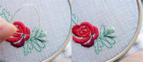 刺繡手帕，一針一線，都可以藏著少女情懷，此物最相思！附教程 每日頭條