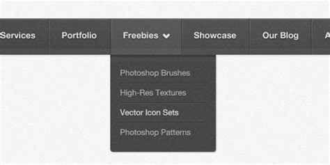 33 Free Well Designed Navigation Menu Psd