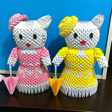 3d Origami Hello Kitty Instructions