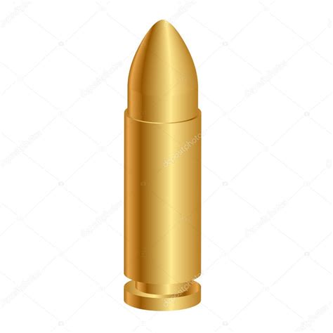 Vector Illustration Of 3d Bullet Stock Vector By ©yuliaglam 11273980 Vector Illustration Of 3d Bullet Stock Vector By ©yuliaglam 11273980