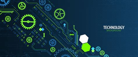 Abstract Technology Concept Computer Code Vector Image