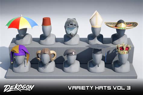 Variety Hats Vol3 3d 소품 Unity Asset Store Variety Hats Vol3 3d 소품 Unity Asset Store