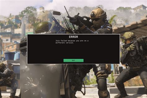 Solved Join Failed Because You Are On A Different Version In Mw3