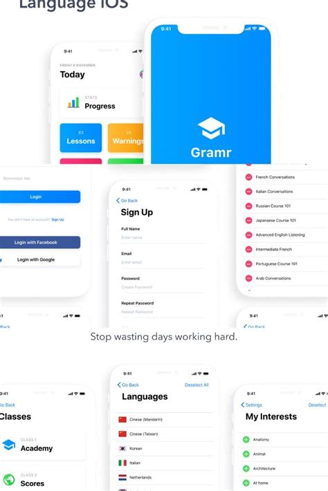 Language App Ios Language Apps Ios Apps Ui Kit