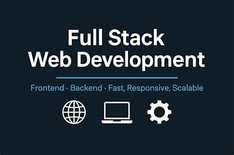 Do website development as full stack web developer, front end, backend ...