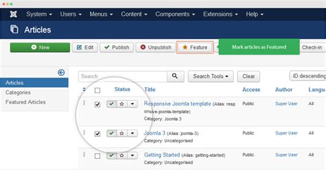 Joomla Featured Articles Tutorials Joomlart