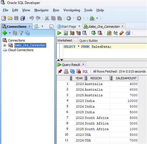 Oracle How To Connect To Oracle Database Using Sql Developer Sql