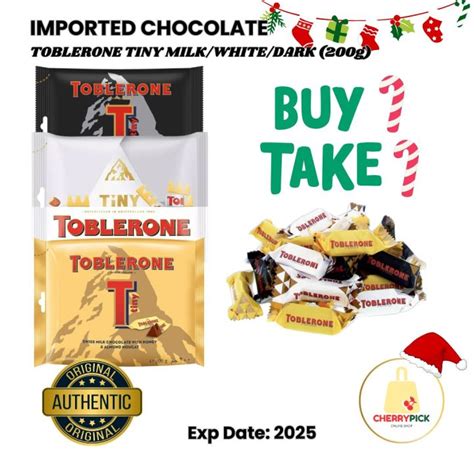 Imported Toblerone Tiny Packs 200g Pack 25 Pcs Tiny Pack Inside Lazada Ph