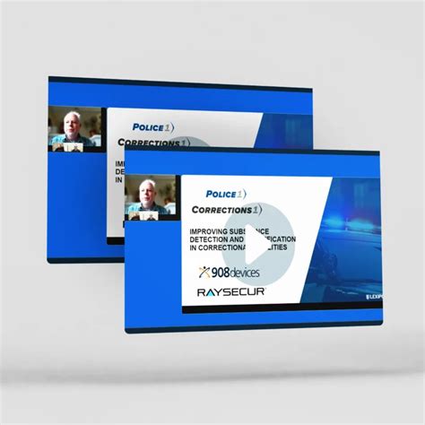 Improve Substance Detection In Corrections 908 Devices