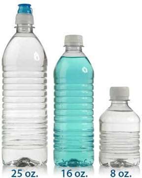 Ebottles 30 Clear 16 Oz Water Bottle With White Tamper
