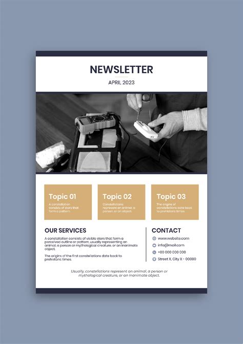 Professional Newsletter Templates
