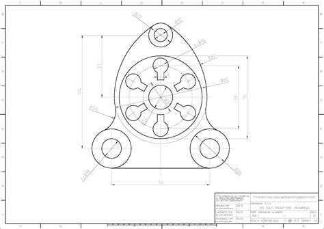 Ejercicios Para Autocad 2d
