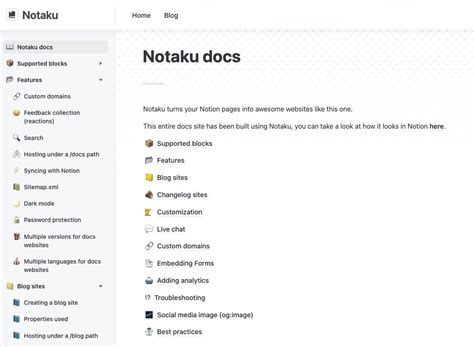 Notaku Build Stunning Notion Websites Without No Code
